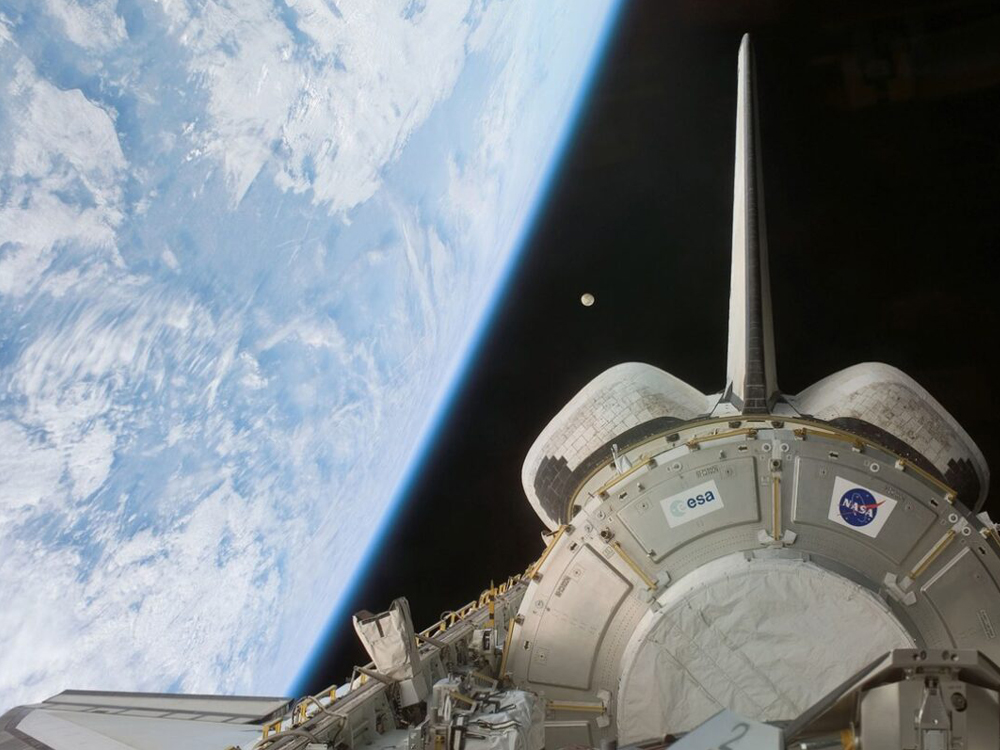 image of satellite in space